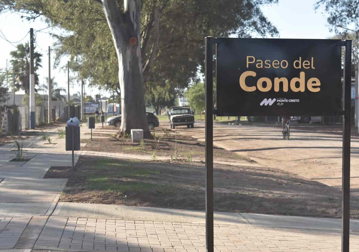 Se inauguró el Paseo del Conde | Reporte Regional